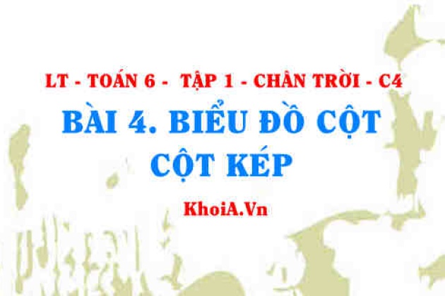 Biểu đồ cột, biểu đồ cột kép: Khái niệm, cách đọc, cách vẽ biểu đồ cột, biểu đồ cột kép? Toán 6 ...
